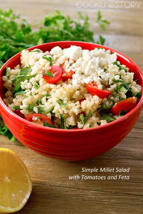 Millet Salad With Tomatoes And Feta | GeoGreens